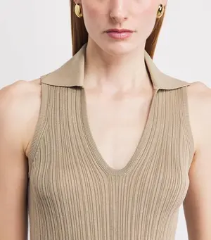 Agnona Cotton-silk Knitted Top