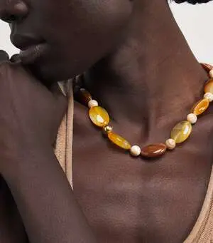 Anni Lu Gold-plated Desert Dreamer Necklace - Yellow