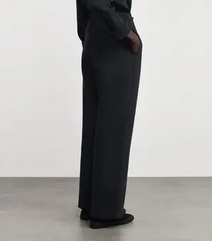 Vince Cotton-blend Straight Trousers