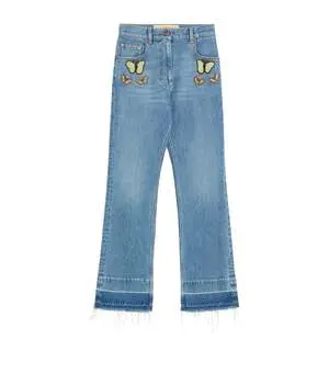 Valentino Garavani Cuffed Jeans For Women
