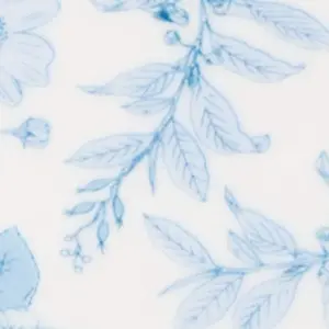 Harrods Fine Bone China Toile Bowl - Blue