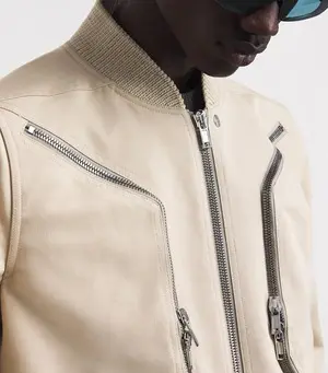 Rick Owens Cotton-blend Heizer Bomber Jacket