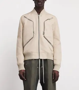 Rick Owens Cotton-blend Heizer Bomber Jacket