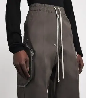 Rick Owens Heizer Belas Cargo Trousers - Brown