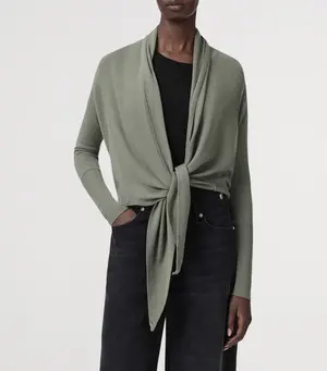 ALLSAINTS Wool Wasson Pirate Cardigan - Green