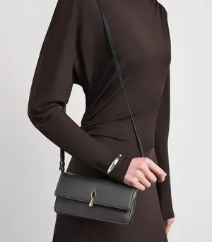 CHRISTIAN LOUBOUTIN Betina Mini Leather Cross-body Bag - Black