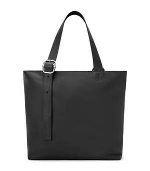 Loewe Grained Calfskin Loop Tote Bag - Black