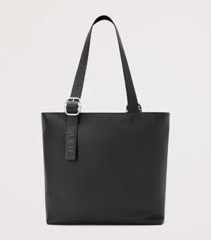 Loewe Grained Calfskin Loop Tote Bag - Black