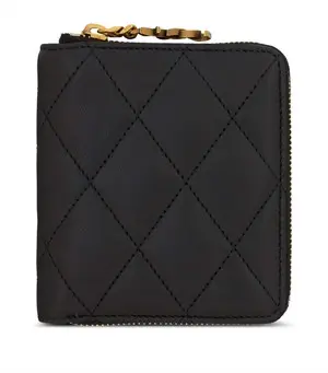 Saint Laurent Quilted Wallet - Black