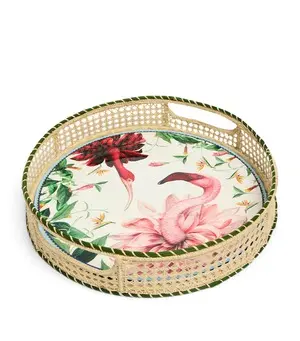 La DoubleJ Raffia Tray