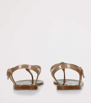 Christopher Esber Billi T-bar Flat Sandals - Brown
