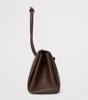 Loewe Large Grained Leather Madrid Shoulder Bag - Brown