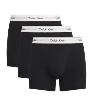 Calvin Klein Stretch-cotton Icon Boxer Briefs - Black