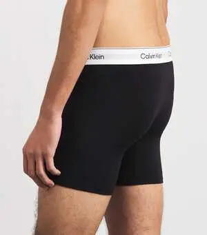 Calvin Klein Stretch-cotton Icon Boxer Briefs - Black