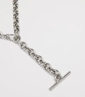 Alexander McQueen T-bar Chain Belt - Neutral