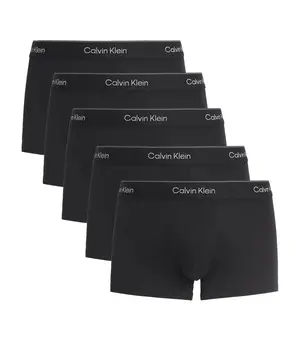 Calvin Klein Cotton Stretch Icon Trunks - Black