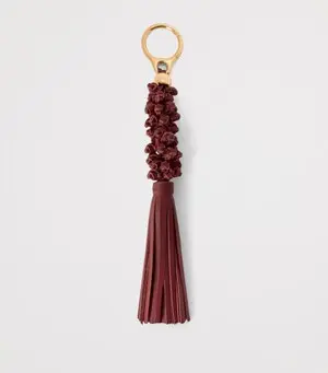 Loewe Calfskin Braided Knot Charm