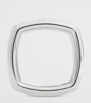 Tom Wood Rhodium-plated Sterling Frame Ring
