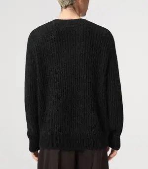 ALLSAINTS Embroidered Chainy Sweater - Black