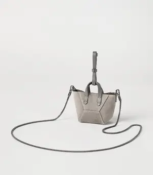 Brunello Cucinelli Mini Suede Tote Bag