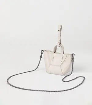 Brunello Cucinelli Mini Leather Bc Duo Tote Bag