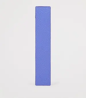 Smythson Panama Leather Bookmark