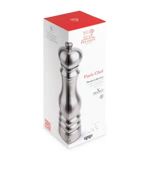 PEUGEOT Stainless Steel Paris Chef Salt Mill - Metallic