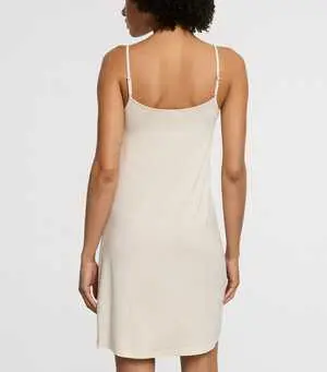 Hanro Lace-trim Natural Elegance Nightdress - Beige