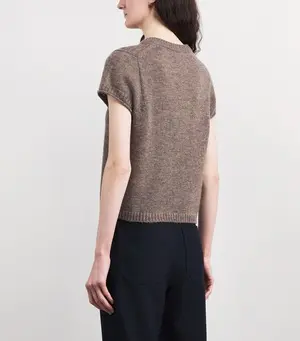 ME+EM Merino Wool-cashmere-silk V-neck Sweater