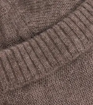 ME+EM Merino Wool-cashmere-silk V-neck Sweater