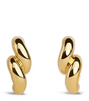 Alaïa Torsion Drop Earrings - Gold