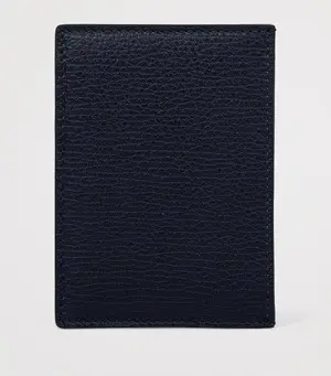 Smythson Calfskin Ludlow Card Holder - Navy
