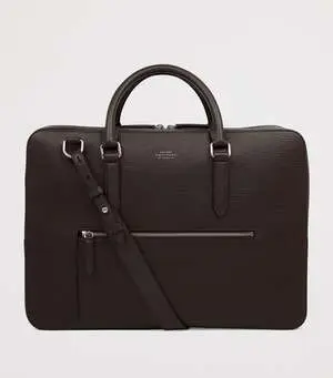 Smythson Large Calfskin Ludlow Briefcase