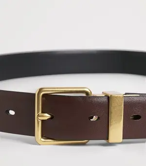 ME+EM Leather Reversible Belt