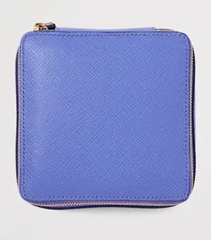 Smythson Large Calfskin Panama Trinket Case