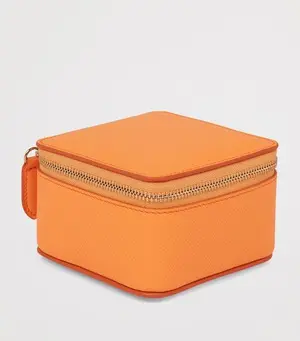 Smythson Medium Calfskin Panama Trinket Case