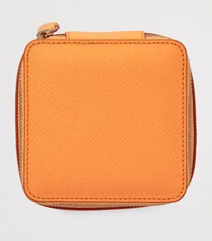 Smythson Medium Calfskin Panama Trinket Case