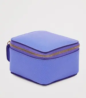 Smythson Medium Calfskin Panama Trinket Case