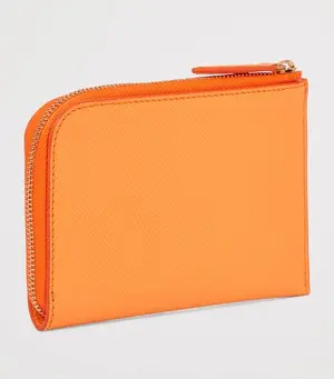 Smythson Small Panama Leather Flat Pouch