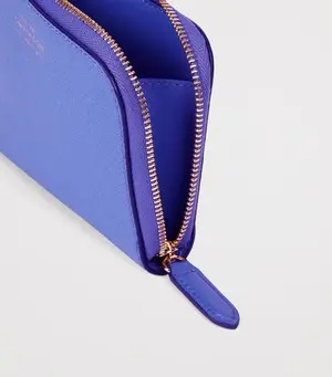 Smythson Small Panama Leather Flat Pouch