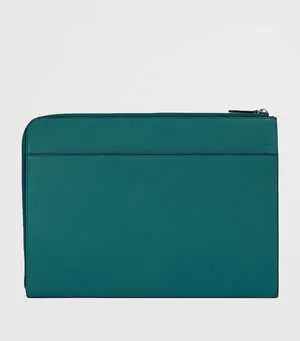 Smythson Small Panama Leather Laptop Case