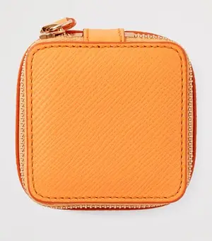 Smythson Small Panama Leather Trinket Case