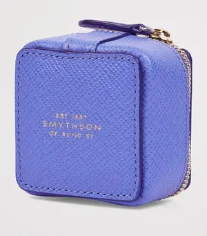 Smythson Small Panama Leather Trinket Case