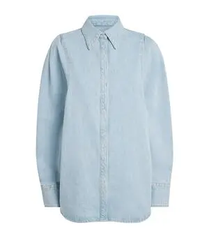 Bite Studios Organic Cotton Denim Shirt - Blue