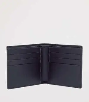 Smythson Panama Leather Stripe Bifold Wallet
