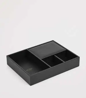 Smythson Panama Leather Valet Tray