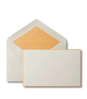 Smythson Box Of 10 Correspondence Cards And Envelopes - Orange