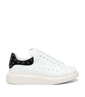 Alexander McQueen Leather Eyelet-detail Oversized Sneakers - White