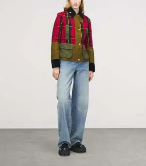 Alexander McQueen Cotton-blend Tartan Ripstop Jacket