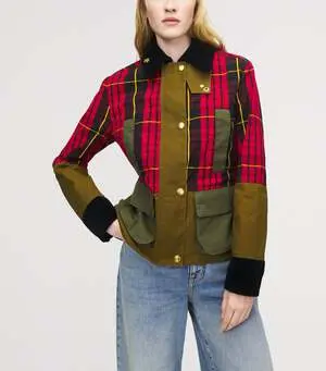 Alexander McQueen Cotton-blend Tartan Ripstop Jacket